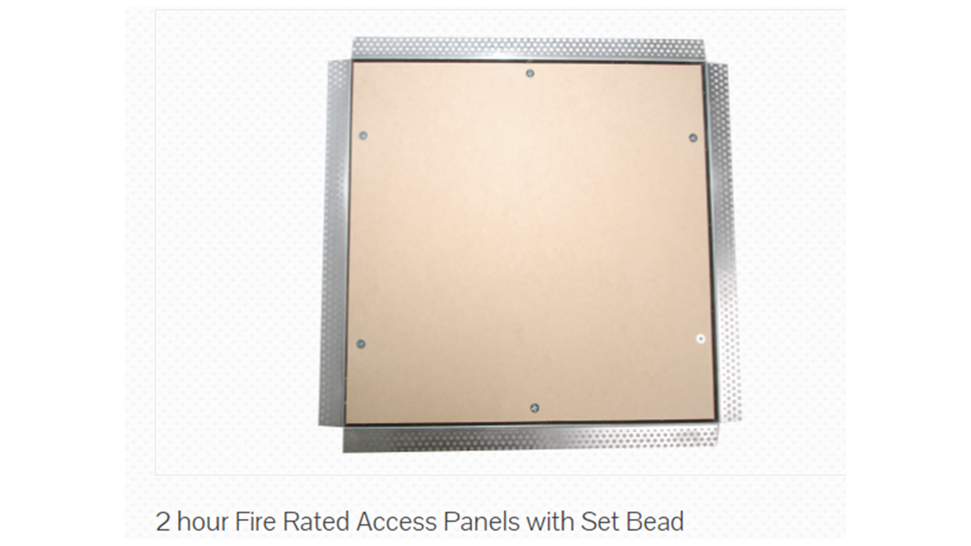 One and Two Hour Fire Rated HatchComfortech Building Performance Solutions®